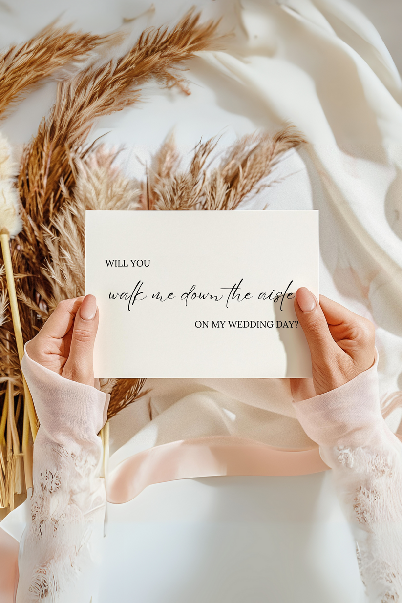 Will You Walk Me Down the Aisle Card Bundle