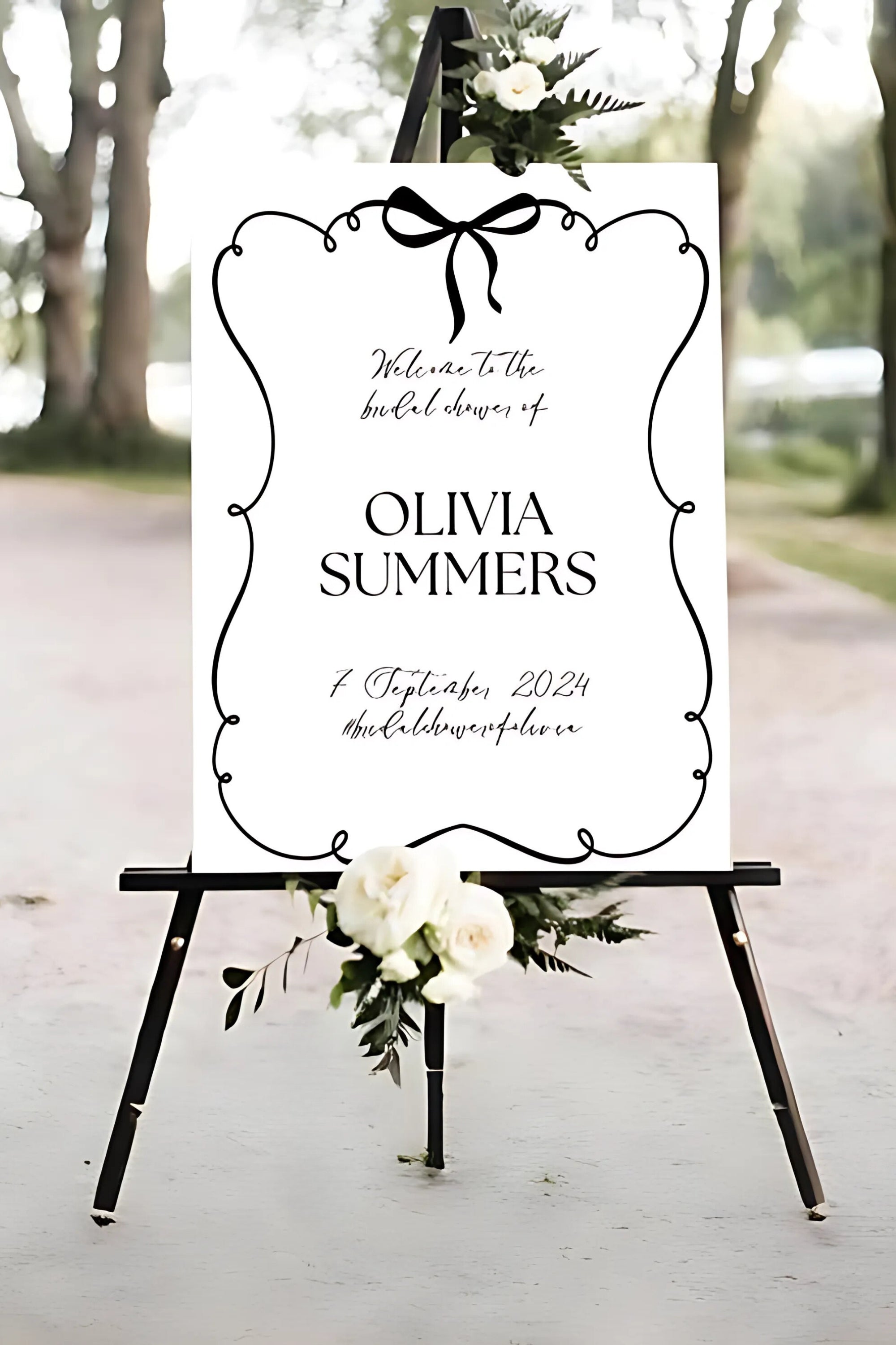 Wavy Line Wedding Sign Bundle